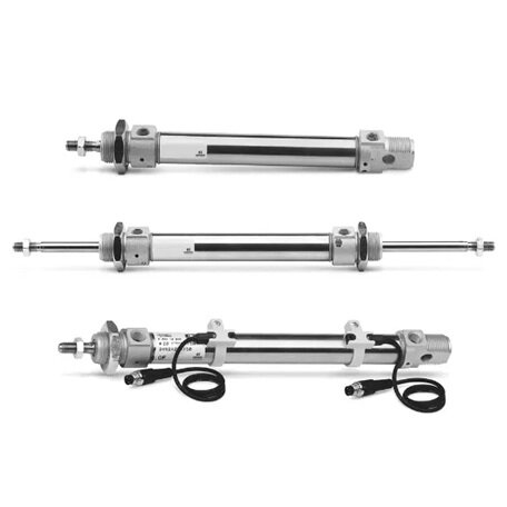 Camozzi 20mm Bore, 50mm Stroke Series 24 Magnetic Single-Acting (Front ...