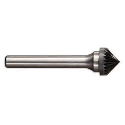 1/2inch Shape J 60 Degree Countersink (Single Cut) Carbide Burr ...