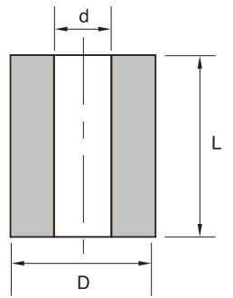 AC040056104 Oilite Cored Bar 2.1/2 x 3.1/2 x 6.1/2 - BearingBoys